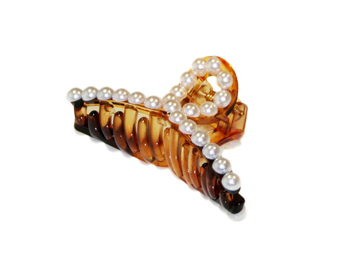 Buy Pearl Embellished Small Claw - Tortoise-Pearl Online & Wholesale ...